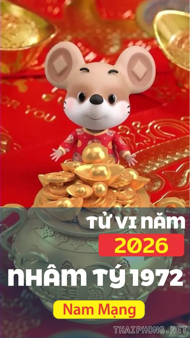 Tử Vi Tuổi Nhâm Tý 1972 Năm 2026 Nam Mạng Thế Nào? Vận Hạn Tài Lộc Tốt ...